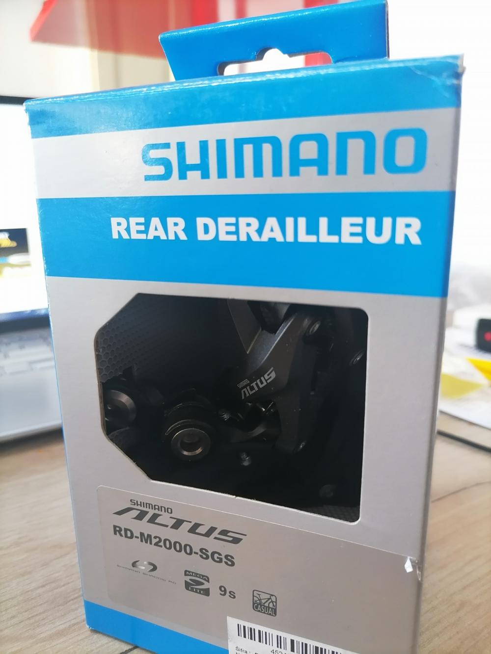 MENJAC altus shimano rd-m2000-sgs