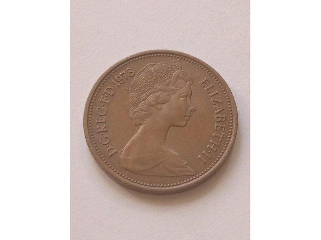 Two New Pence 1978.g - Engleska - Kraljica  Elizabeta