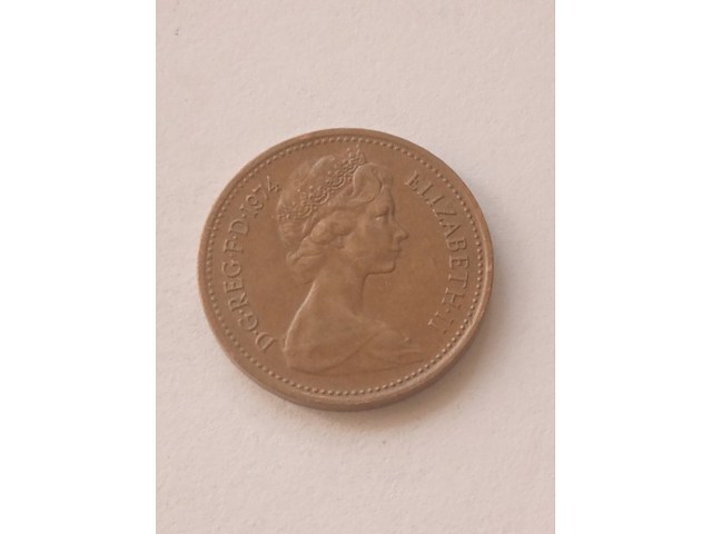 1 New Penny 1974.g - Engleska - Kraljica Elizabeta