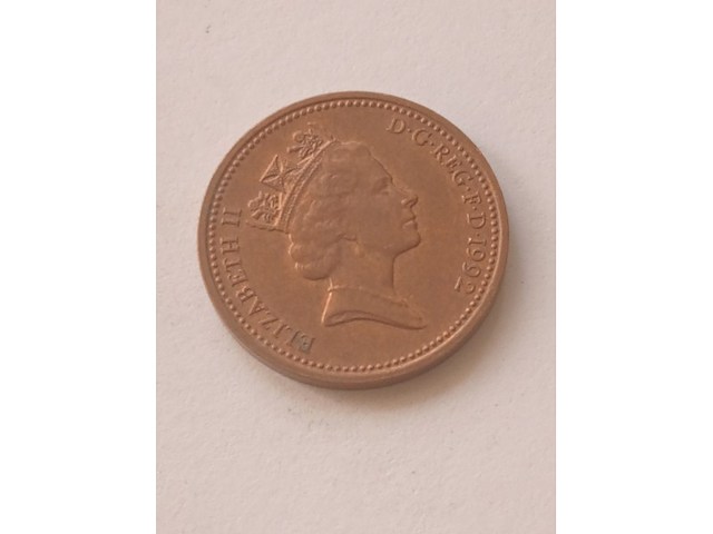 One Penny 1992.g - Engleska - Kraljica Elizabeta