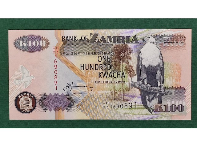 Zambia 100 KWACHA 2006 UNC
