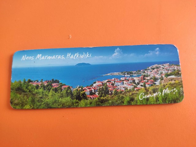 Magnet za frižider Grčka Neos Marmaras panorama