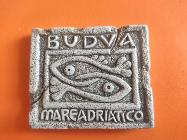 Magnet za frižider Crna gora Budva znak grada