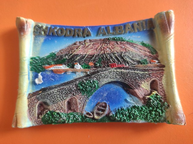 Magnet za frižider Skadar Albanija most