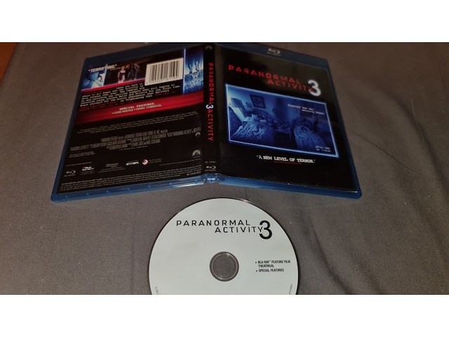 Paranormal activity 3 Blu-ray