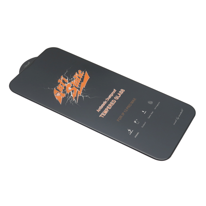 Folija za zastitu ekrana GLASS ANTISTATIC za Iphone 13 Pro Max (6.7) SUPER D crna