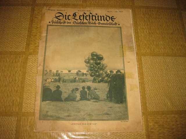 Die Lesestunde (Kulturschau) Nummer 9 1930.