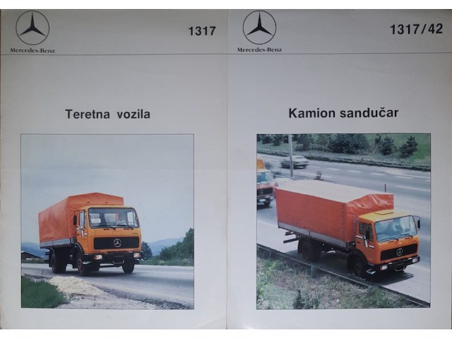 Brošura Mercedes `FAP-FAMOS` Priboj Jugoslavija