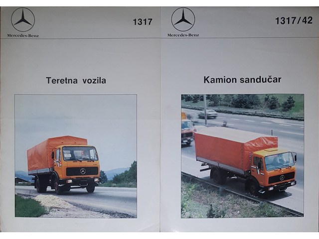 Brošura Mercedes `FAP-FAMOS` Priboj Jugoslavija