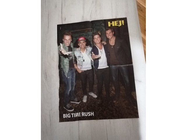 Poster(dvostrani) Big Time Rush/One Direction