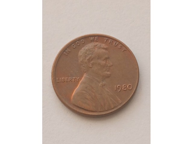 1 Cent 1980.g - USA - Amerika - Lincoln -