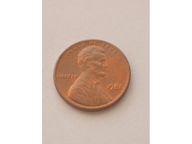 1 Cent 1981.g - USA - Amerika - Lincoln -