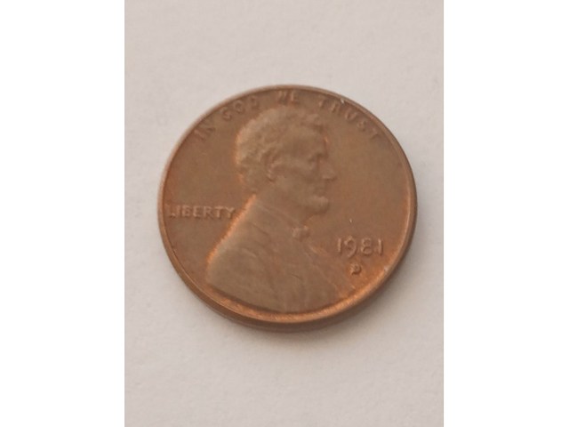 1 Cent 1981.g - D - USA - Amerika - Lincoln -