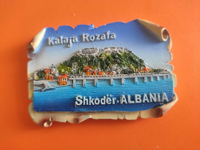 Magnet za frižider Albanija Skadar