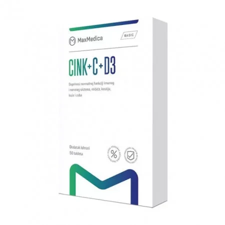 MAXMEDICA CINK+C+D3 50 TABLETA