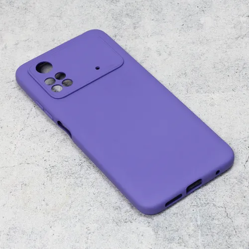 Futrola - maska Teracell Giulietta za Xiaomi Poco M4 Pro 4G mat ljubicasta