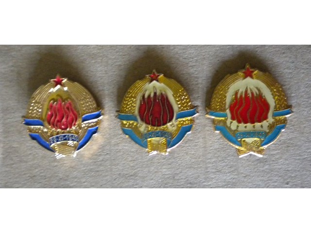 `SFRJ grb` 3 značke