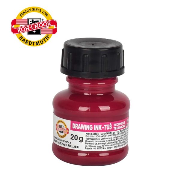 KOH-I-NOOR Tuš magenta 20gr 141700502