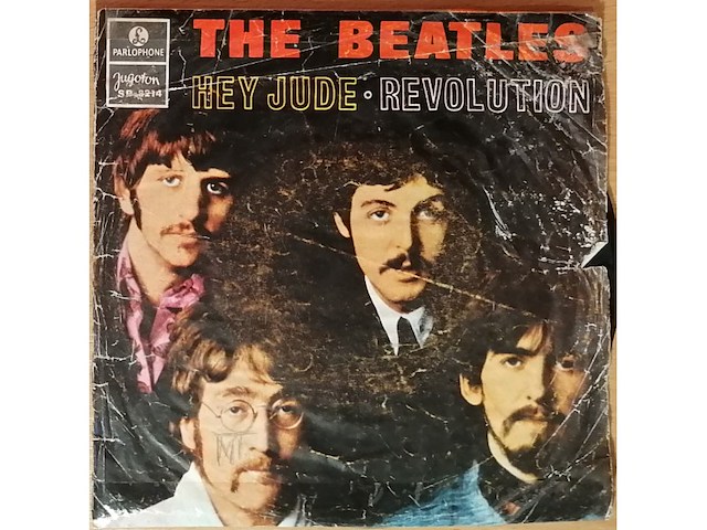 SP BEATLES - Hey Jude / Revolution (1968) redak 6.press