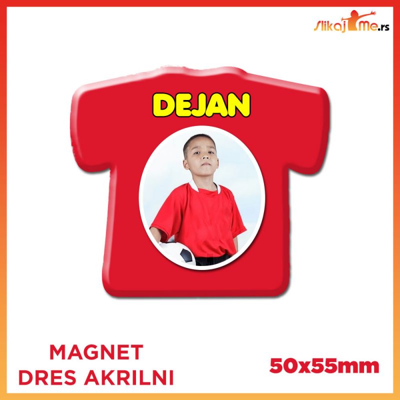 Magnet akrilni dres