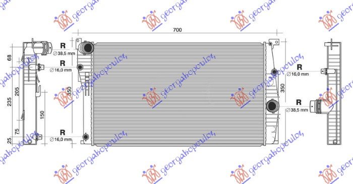 HLAD. MOT. 3.0 (330d) AUTO 60x33 3 CEVI