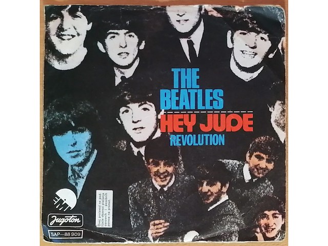 SP BEATLES - Hey Jude / Revolution (1976) 1. press, VG-