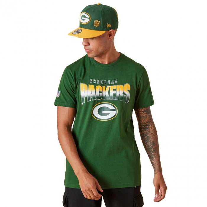 Green Bay Packers New Era Team Fade majica