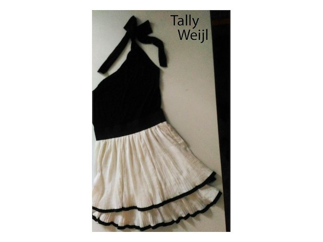 Tally weijl crno bela haljina br. 36