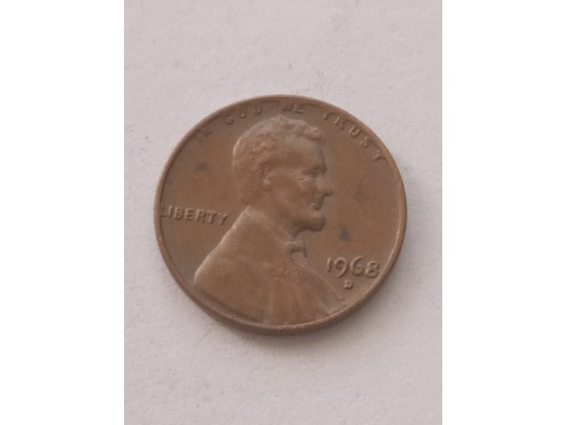 1 Cent 1968.g - D - USA - Amerika - Lincoln -