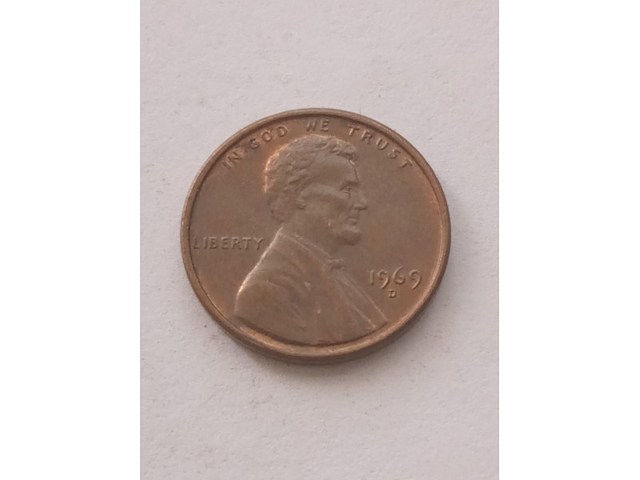 1 Cent 1969.g - D - USA - Amerika - Lincoln -