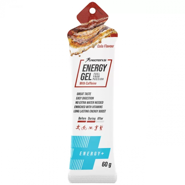 PROTEINI.SI PREMIUM ENERGY GEL, 60g, Cola (sa kofeinom)