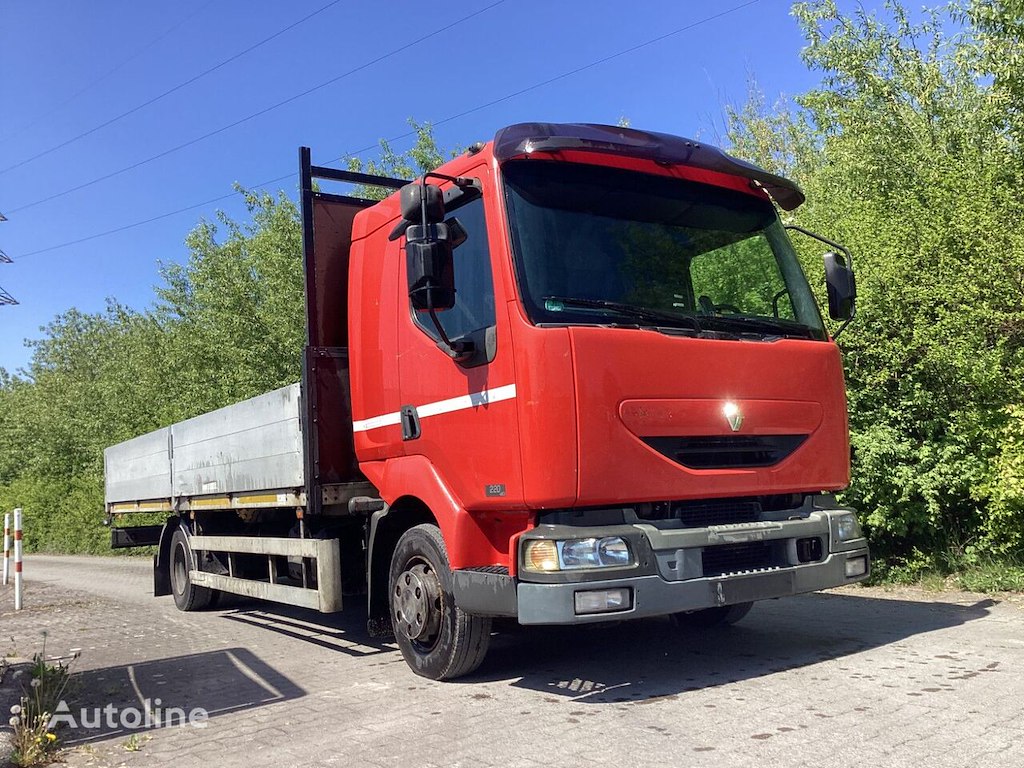 Renault Midlum 220 DCI, Klima, 6 Zylinder kamion s ravnom platformom