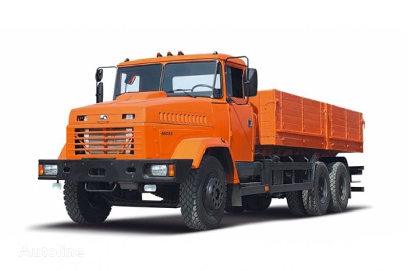 Novi KrAZ 65053 kamion s ravnom platformom