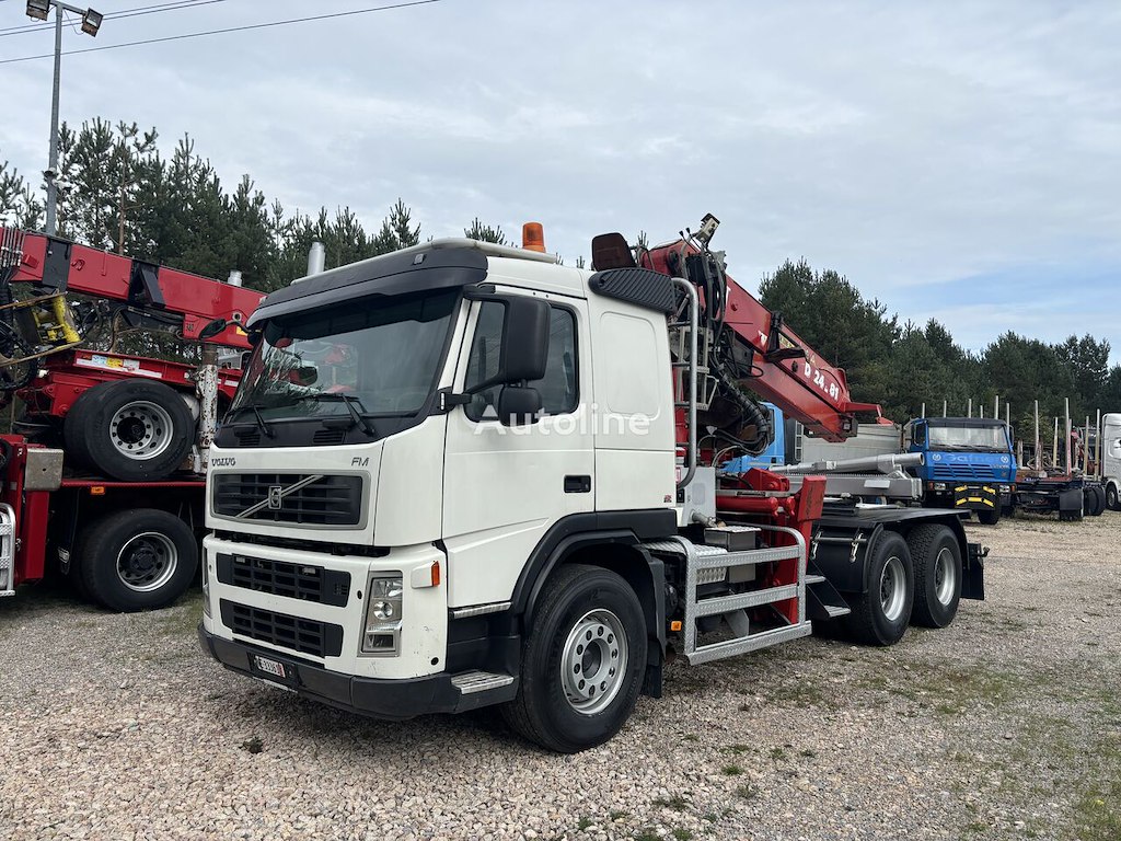 Volvo FM 480 KM 6x4 Z Dzwigiem Diebolt KOMPLET Sprowadzony ze Szwajcar kamion za prevoz drva