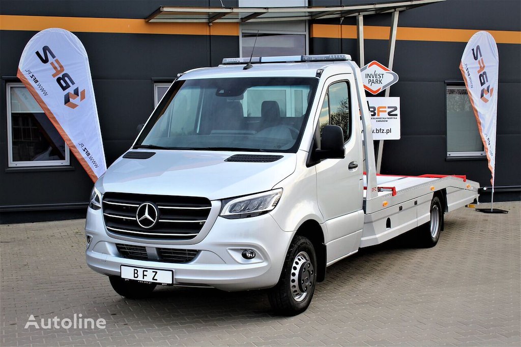 Novi Mercedes-Benz Sprinter 519 5T NAVI LED LUFTFEDERUNG NUTZLAST šlep auto