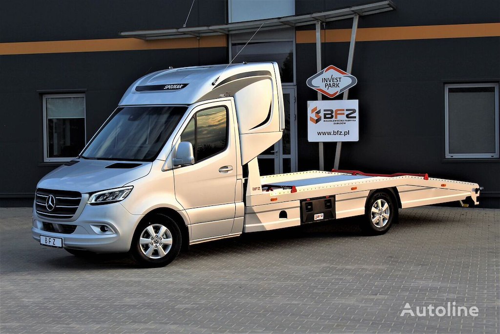 Novi Mercedes-Benz Mercedes-Benz Sprinter 319 LUFTFEDERUNG AB WERK Schlafkabine autotransporter