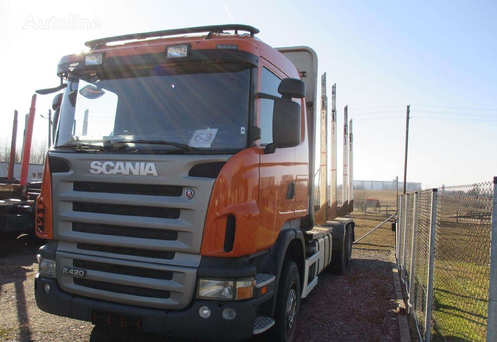 Scania R420 kamion za prevoz drva