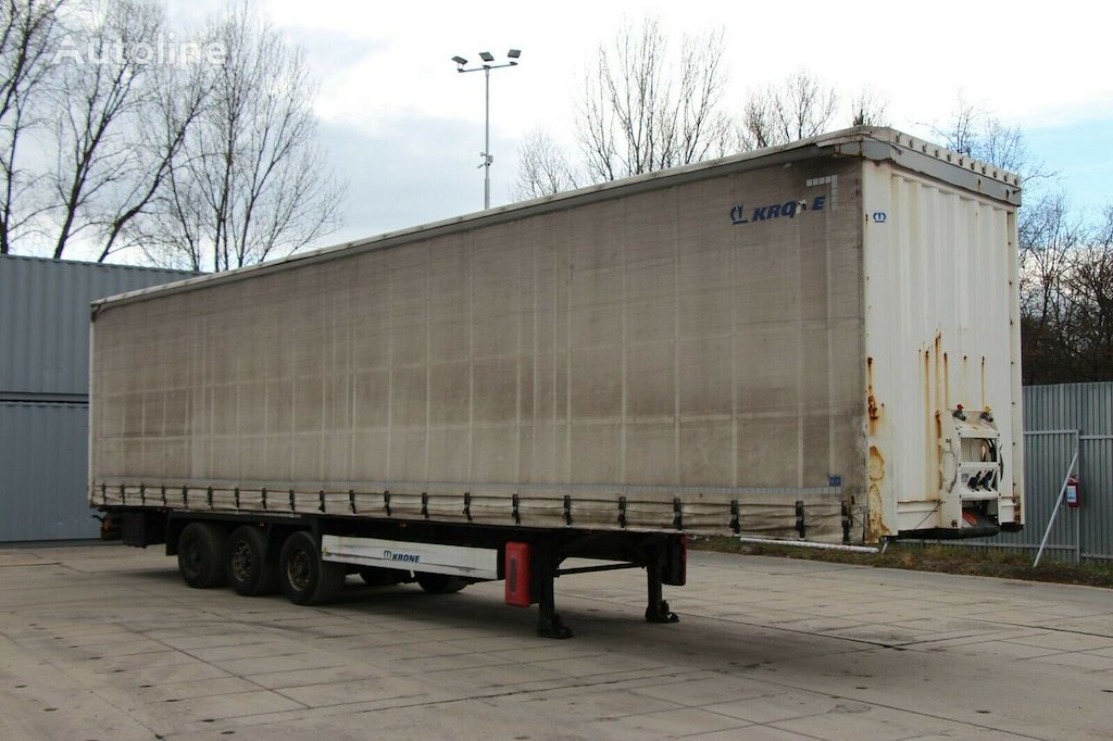 Krone SD MEGA LINER, LOW DECK, LIFT AXLE, BPW, XL CODE poluprikolica sa kliznom ceradom