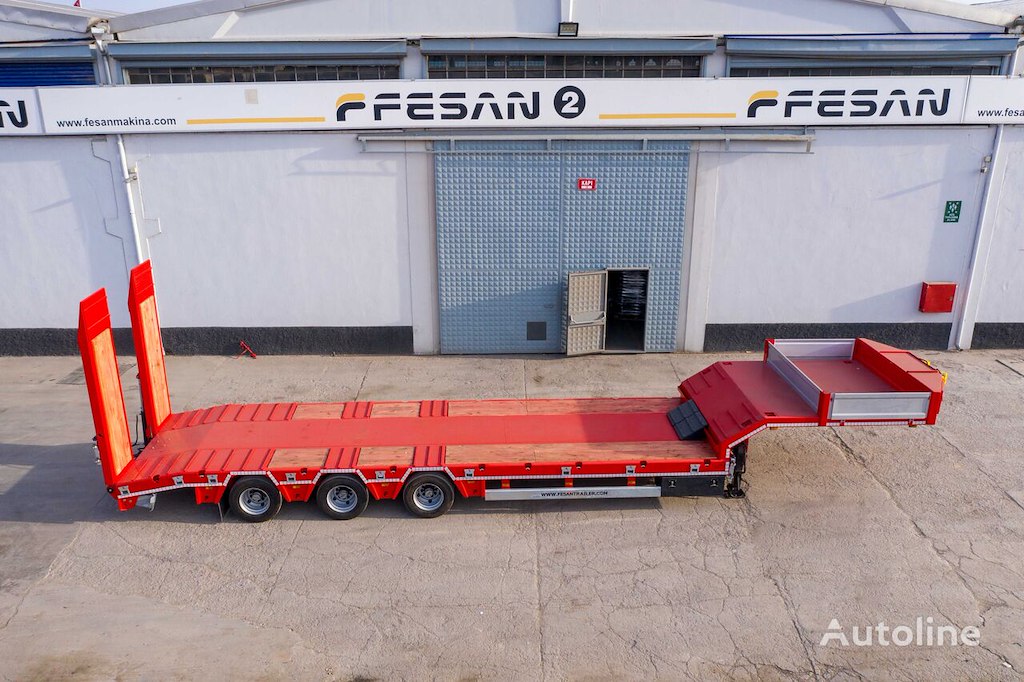 Nova Fesan 3 AXLES LOWBED poluprikolica sa niskom platformom