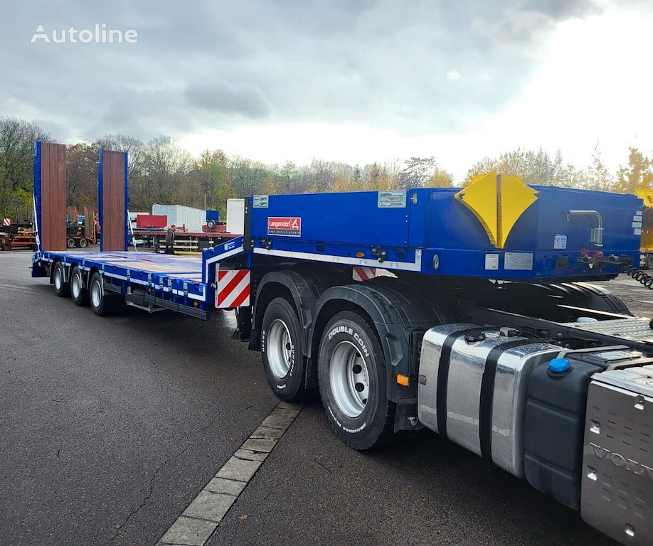 Nova Langendorf SATÜV 30 - 3axle extendable poluprikolica sa niskom platformom