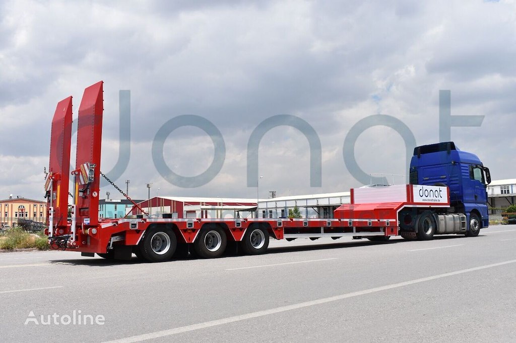 Nova Donat 3 axle Lowbed Semitrailer - Aspock poluprikolica sa niskom platformom