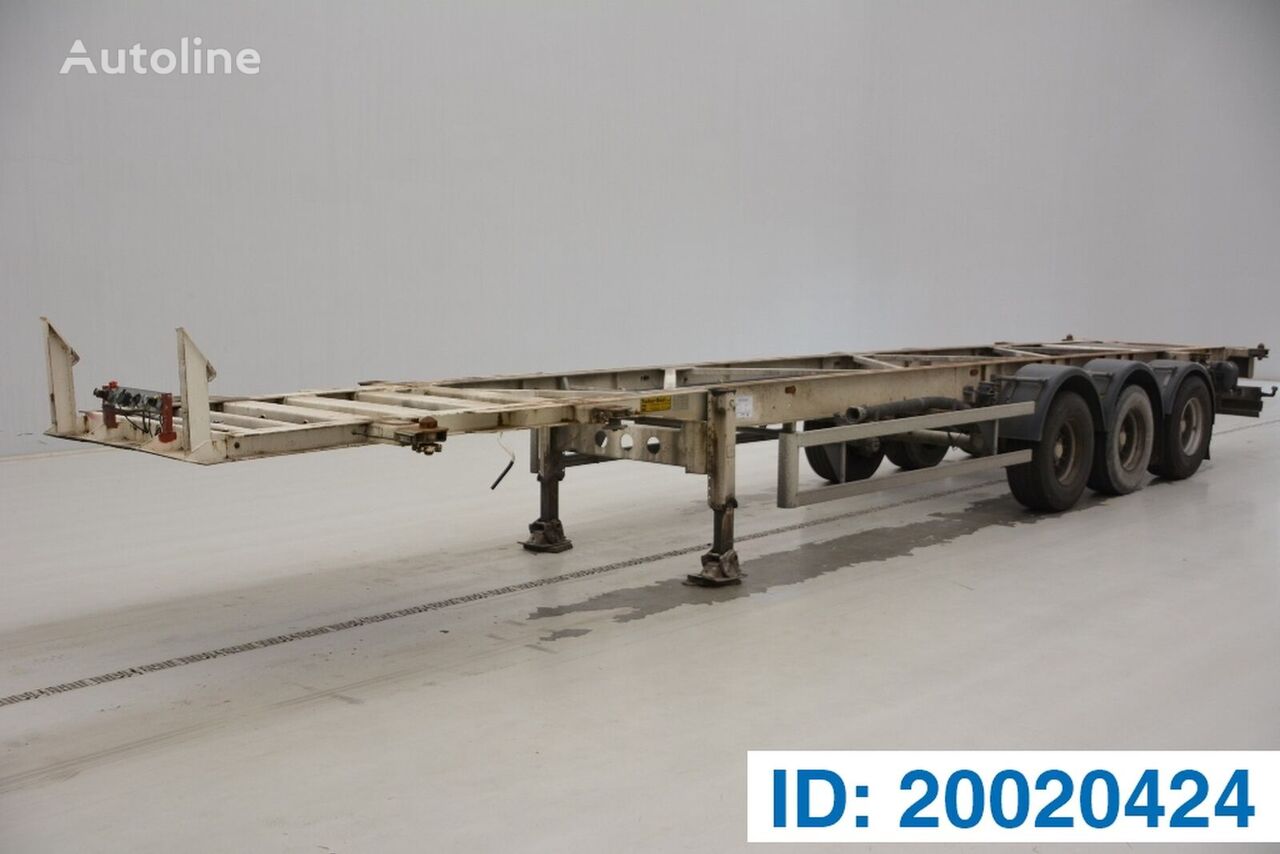 Turbos Hoet Skelet 30-40-45 ft poluprikolica za prevoz kontejnera