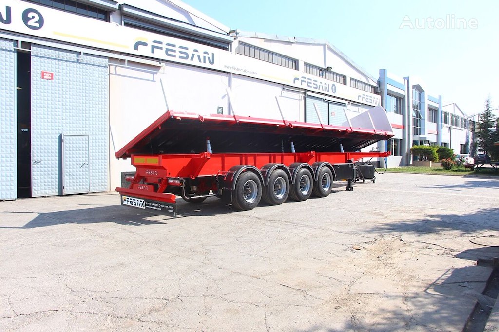 Nova Fesan FLATBED SIDE TIPPER poluprikolica platforma