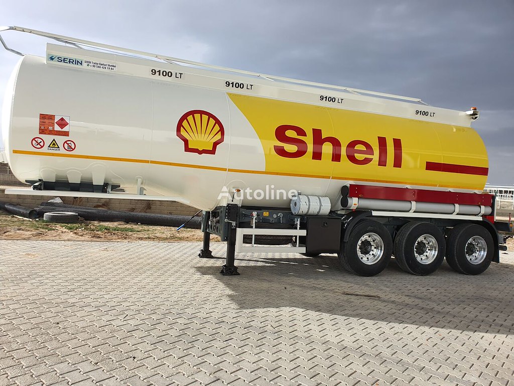 Nova Serin Aluminium Fuel Tank Semi Trailer cisterna za goriva i maziva