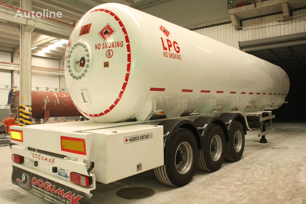 Nova Doğumak 45 CBM SEMI TRAILER FOR TRANSPORTATION LIQUIFIED PETROLEUM GAS cisterna za gas