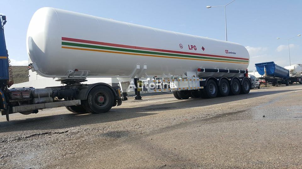 Nova Gürleşenyıl 4 axles lpg semi trailers cisterna za gas