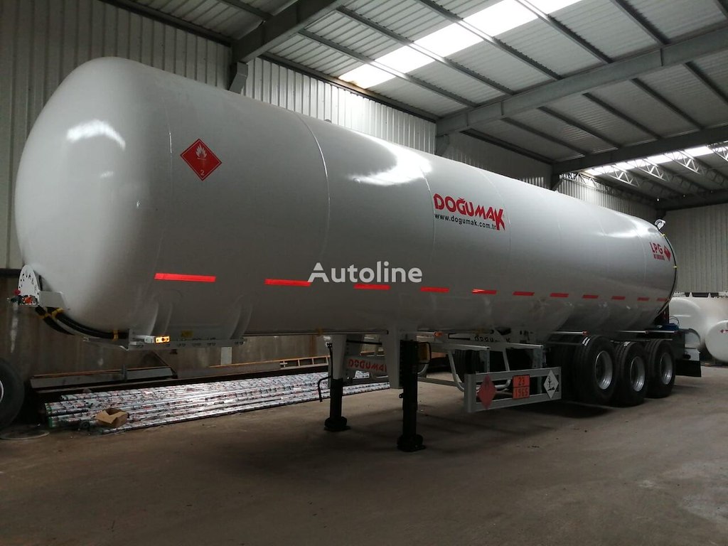 Nova Doğumak 35m3 / 75m3 LPG Semi-Trailer Transport Tank cisterna za gas