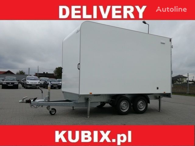 Nova Kubix Twin-axle insulated van with wheels under Tomplan TFSP 360T.00 prikolica furgon