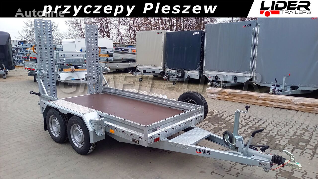 Nova Lider LT-104 przyczepa 305x155x20cm, do przewozu minikoparki, sprzętu prikolica za građevinske strojeve