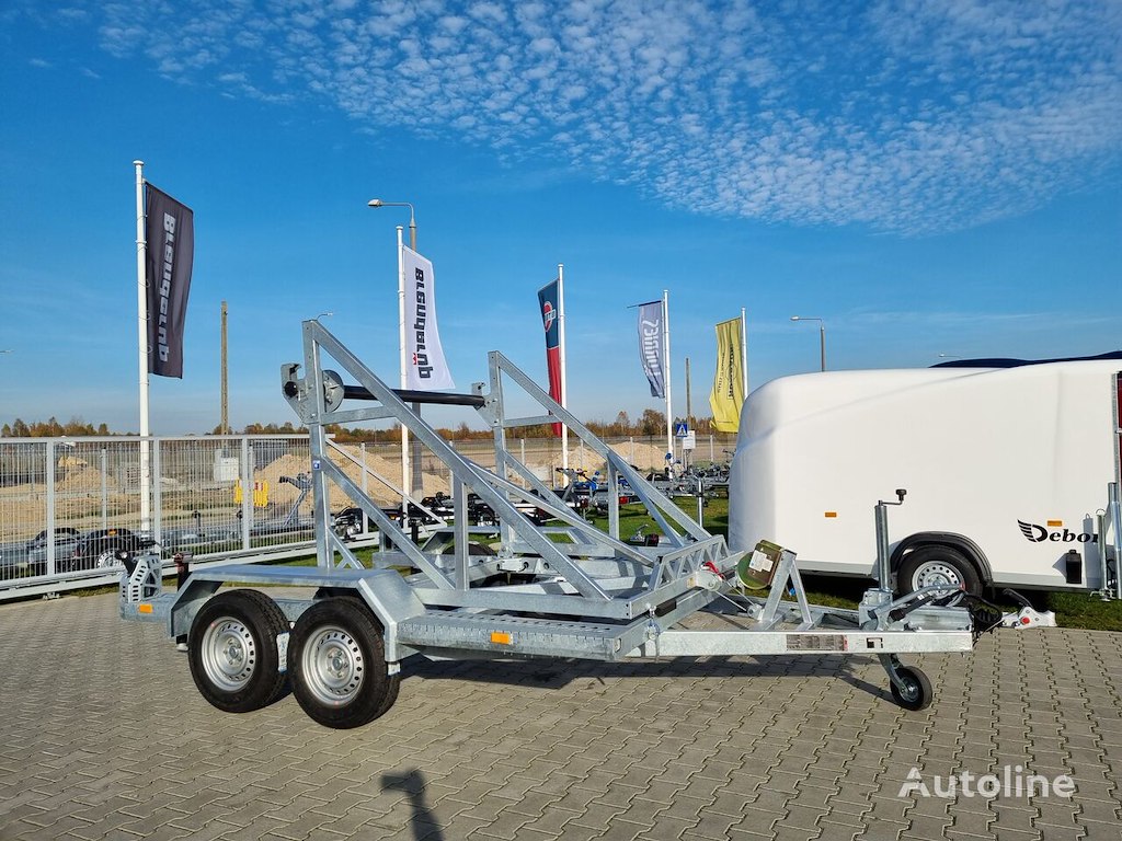 Nova TA-NO DRUM 27.2K20 cable trailer GVW 2700 kg do przewozu kabli kablowa prikolica za kablove